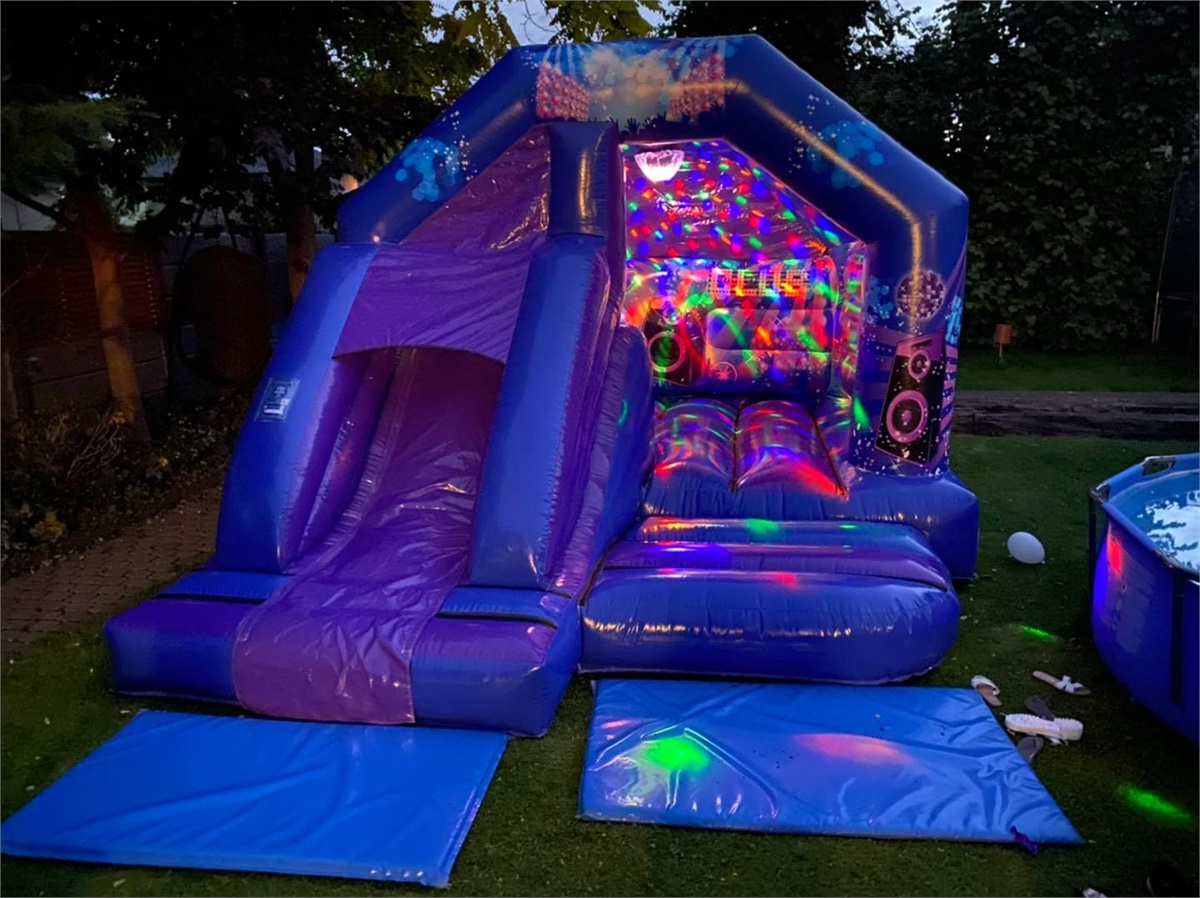 Disco Bouncy Castle Hire